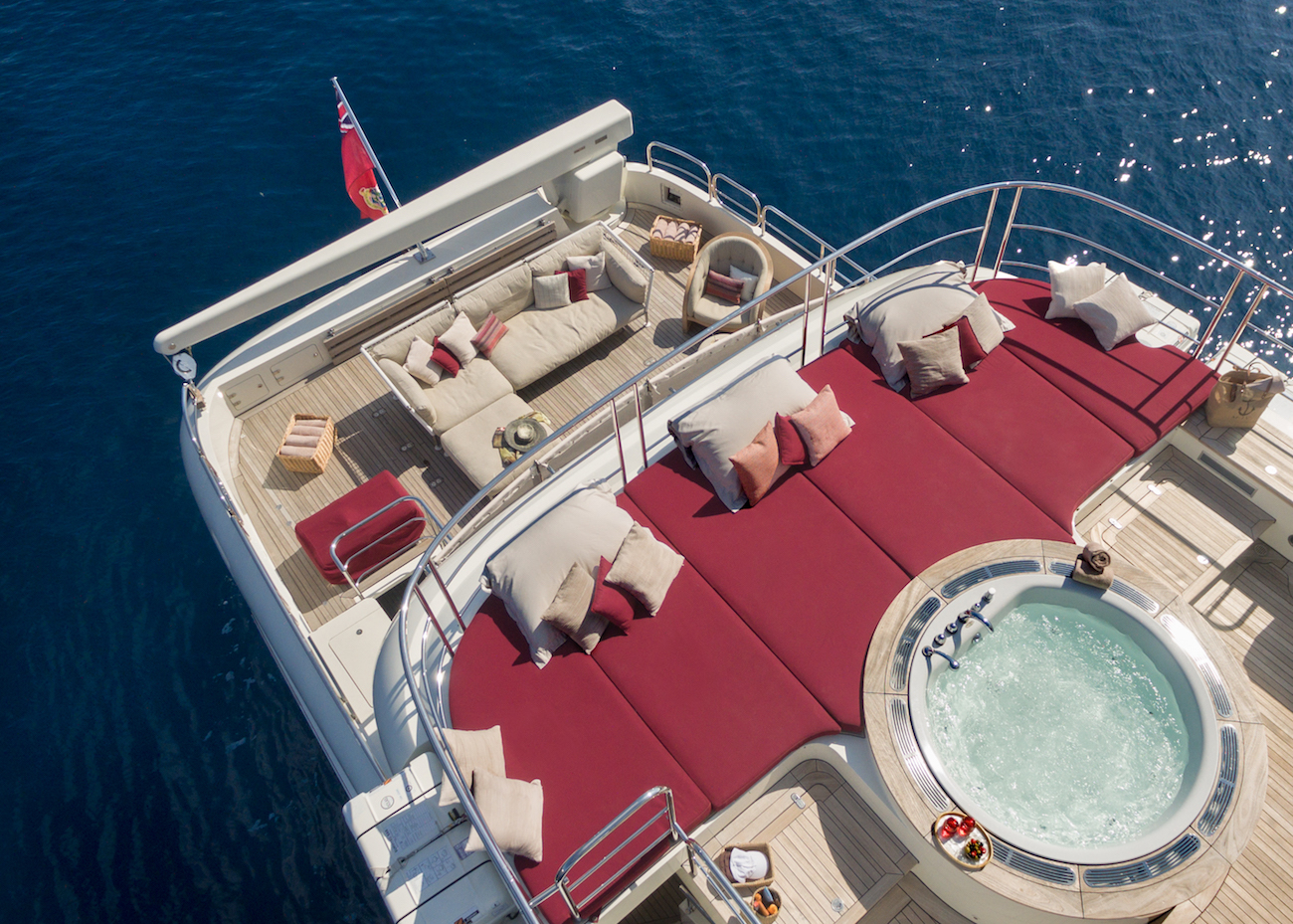 METSUYAN IV - Aerial View Of Aft Decks – Luxury Yacht Browser | by ...